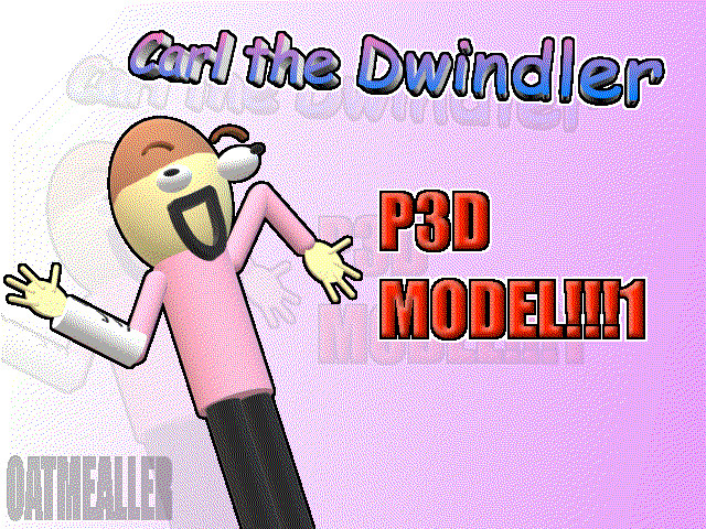 (Inaccurate) Carl the Dwindler P3D Model! Modding Tool for Baldi's ...