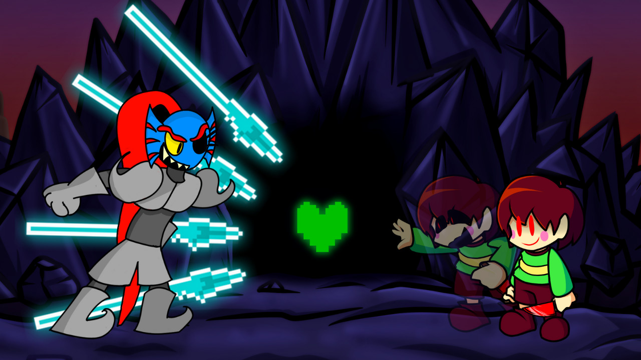 Chara & Undyne Chromatics Modding Tool for Friday Night Funkin' | FNF ...