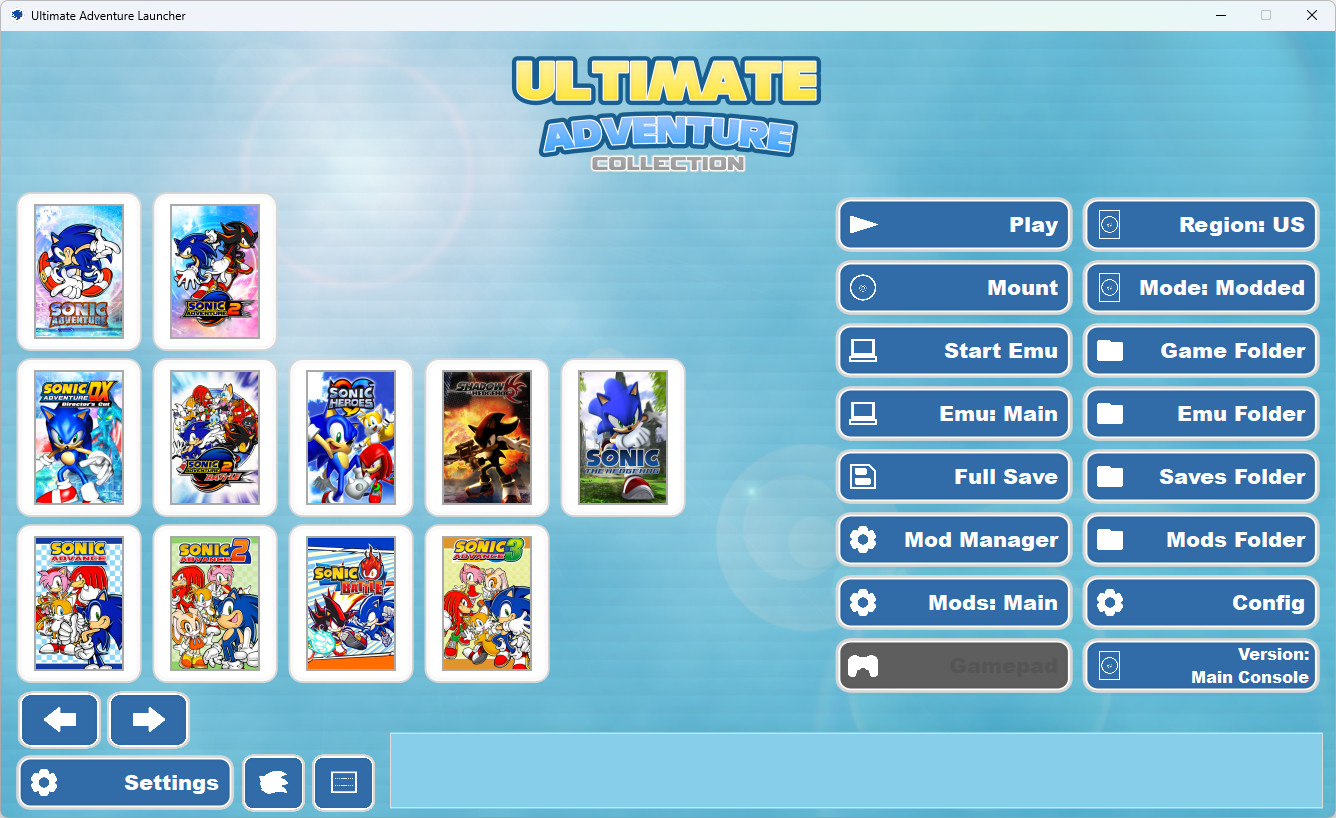 Ultimate Adventure Launcher Modding Tool for Sonic Adventure DX | SADX ...