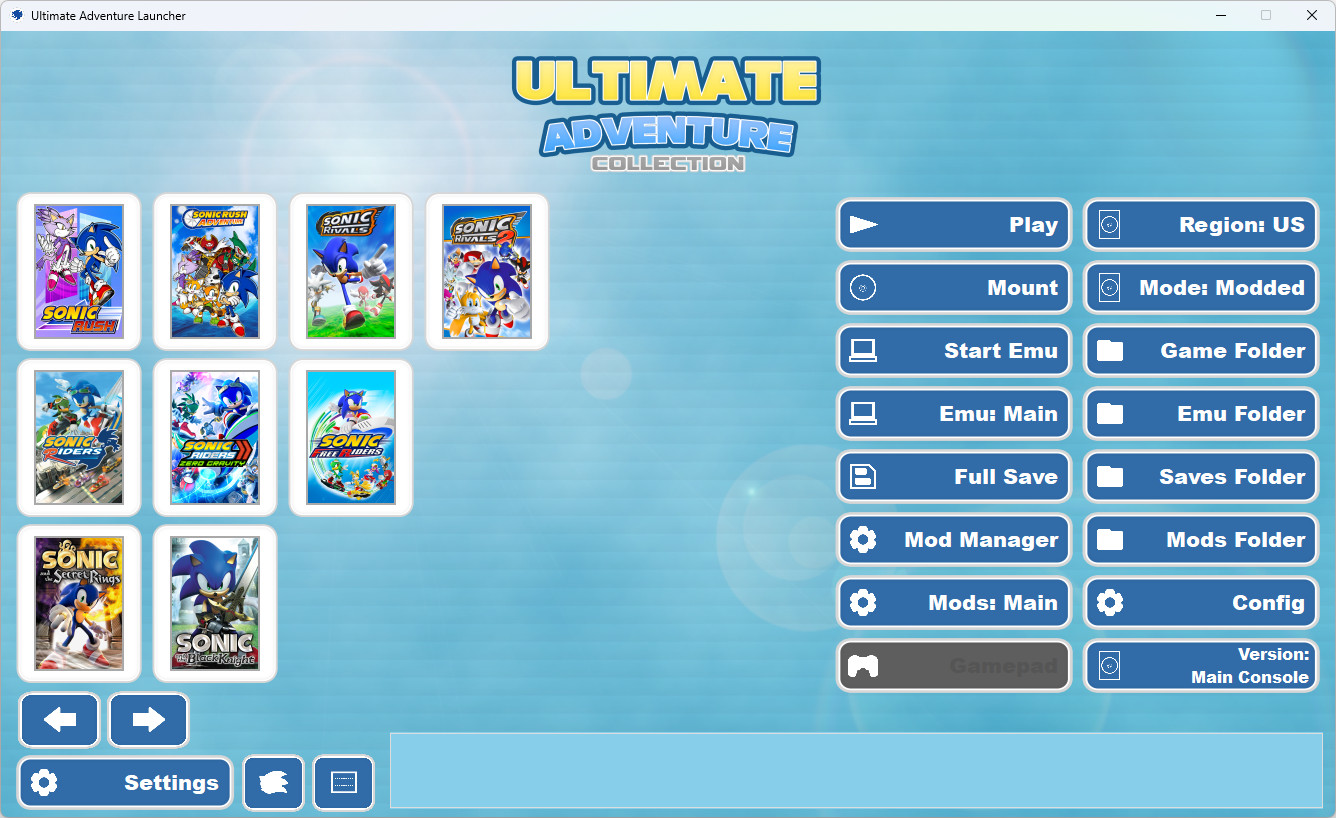 Ultimate Adventure Launcher Modding Tool for Sonic Adventure DX | SADX ...
