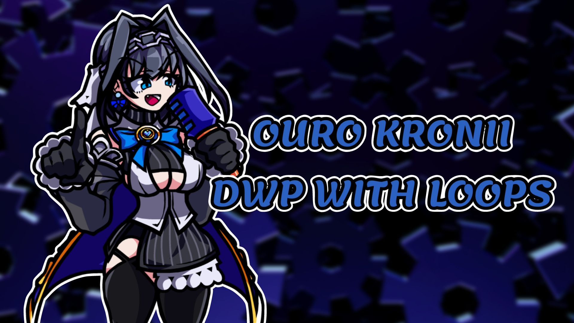 Ouro Kronii DWP WITH LOOPS Modding Tool for Friday Night Funkin' | FNF ...