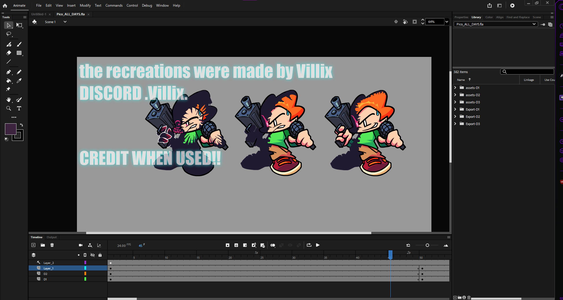 FUNKIN' CORRUPTION PICO RECREATION ASSETS Modding Tool for Friday Night ...