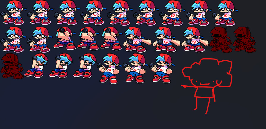 Fear BF Unshaded! Modding Tool for Friday Night Funkin' | FNF Modding Tools