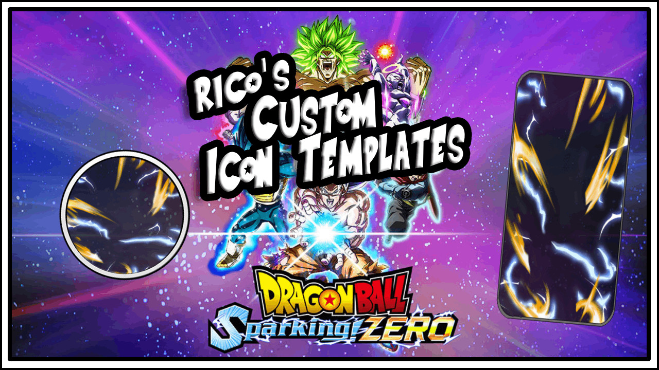 Rico's Custom Icon Templates Modding Tool for Dragon Ball: Sparking ...