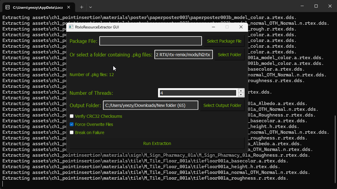 HL2: RTX PKG EXTRACTOR Modding Tool for Half-Life 2 | HL2 Modding Tools