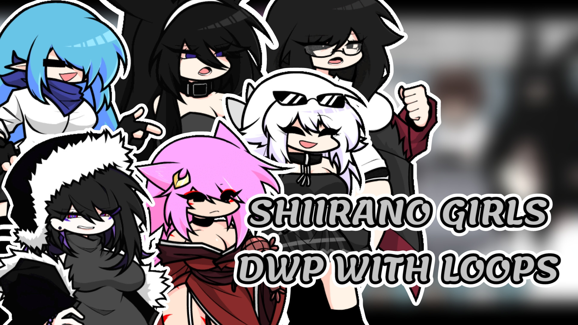 Shiirano Girls DWP WITH LOOPS Modding Tool for Friday Night Funkin ...