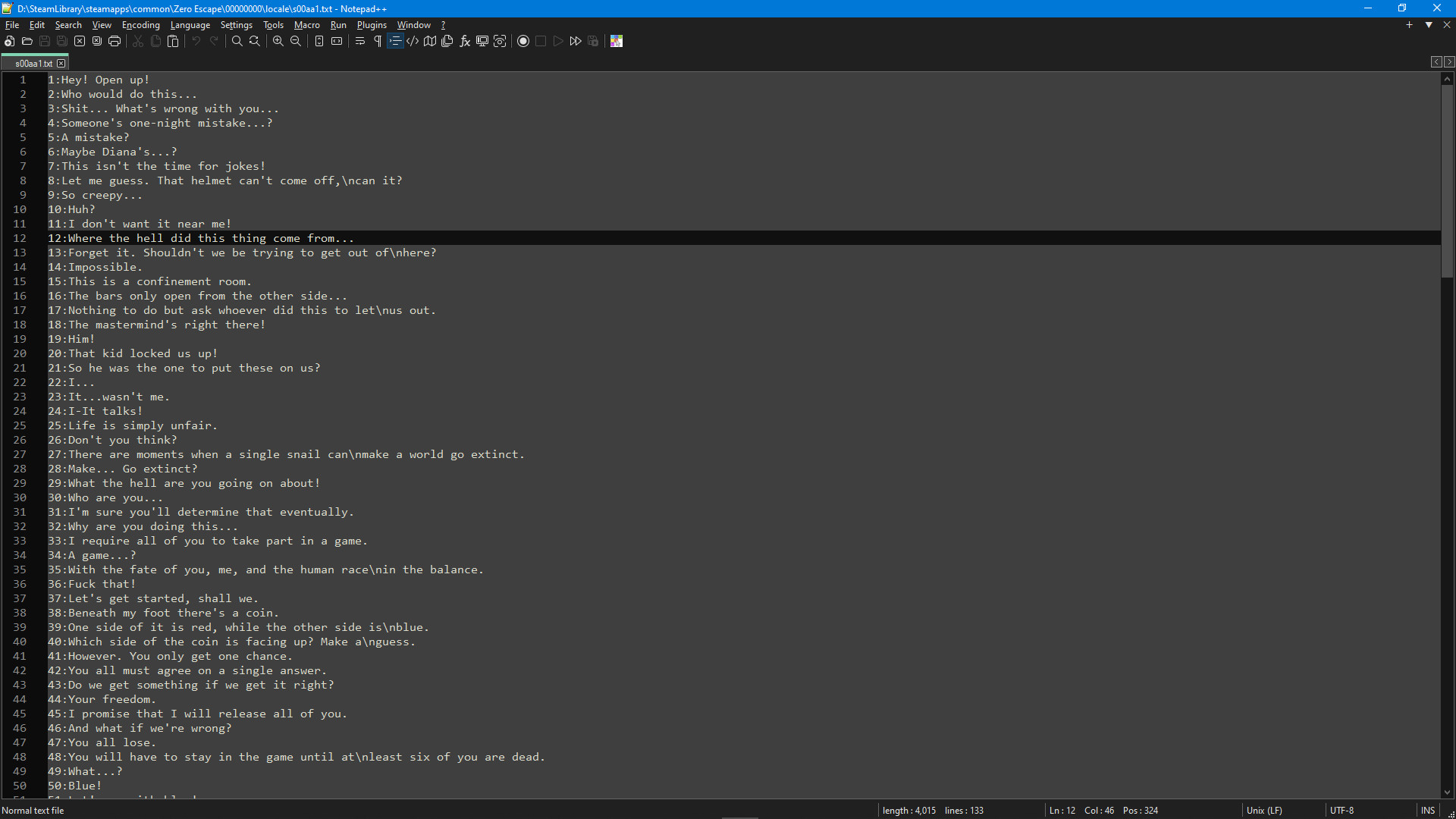 Text Bin Extract/Repack Modding Tool for Zero Escape: Zero Time Dilemma ...