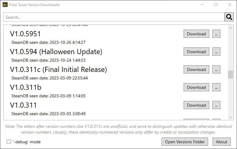 Pizza Tower Version Downloader Modding Tool for Pizza Tower | PT ...