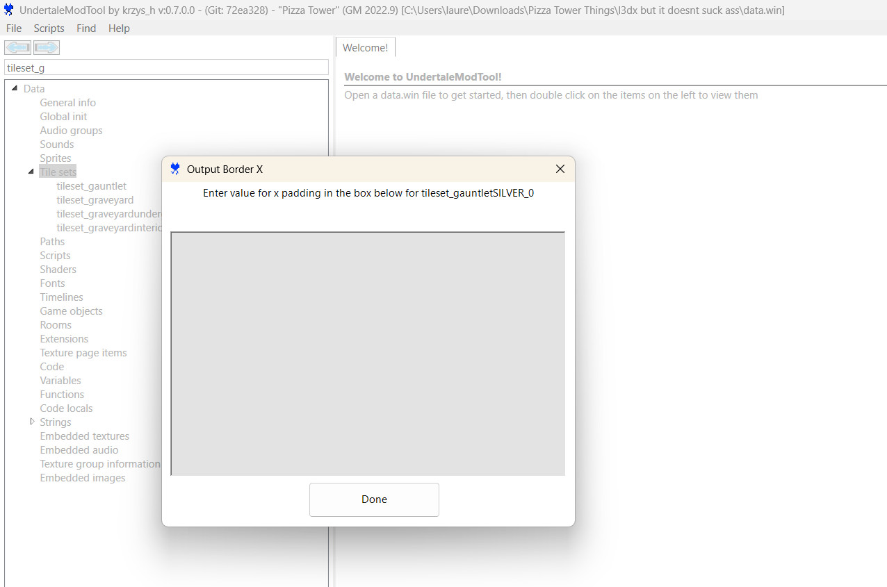 ImportTileset.csx That Works Modding Tool for Pizza Tower | PT Modding Tools