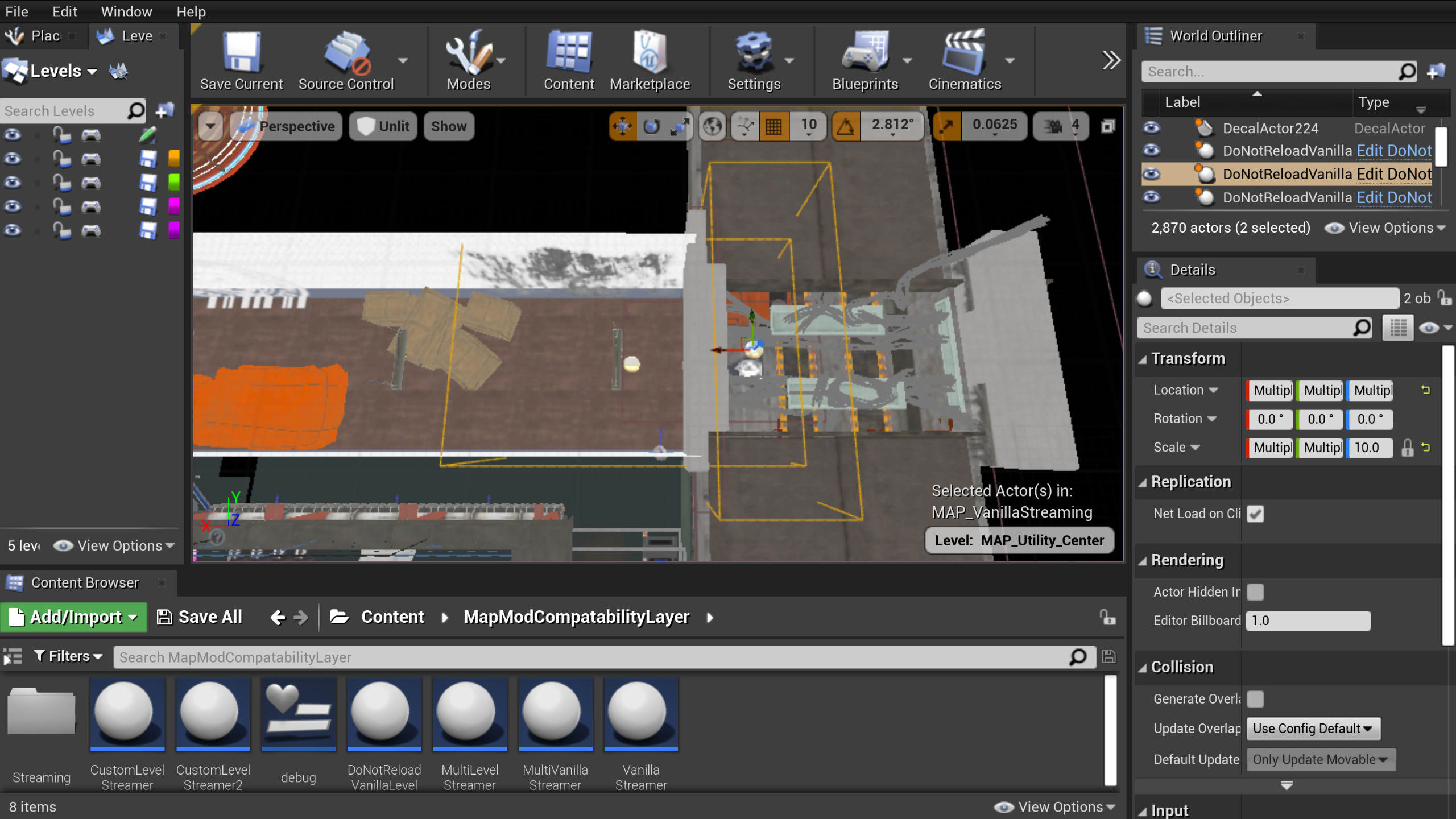 Vanilla Level Streaming Tool Modding Tool for Five Nights at Freddy's ...
