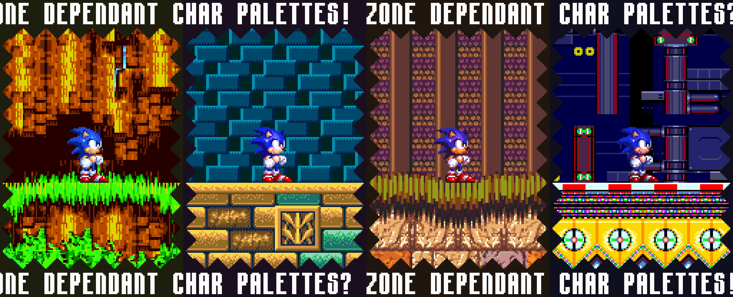 Zone Dependant Char Sprites & Palettes Modding Tool for Sonic 3 A.I.R ...