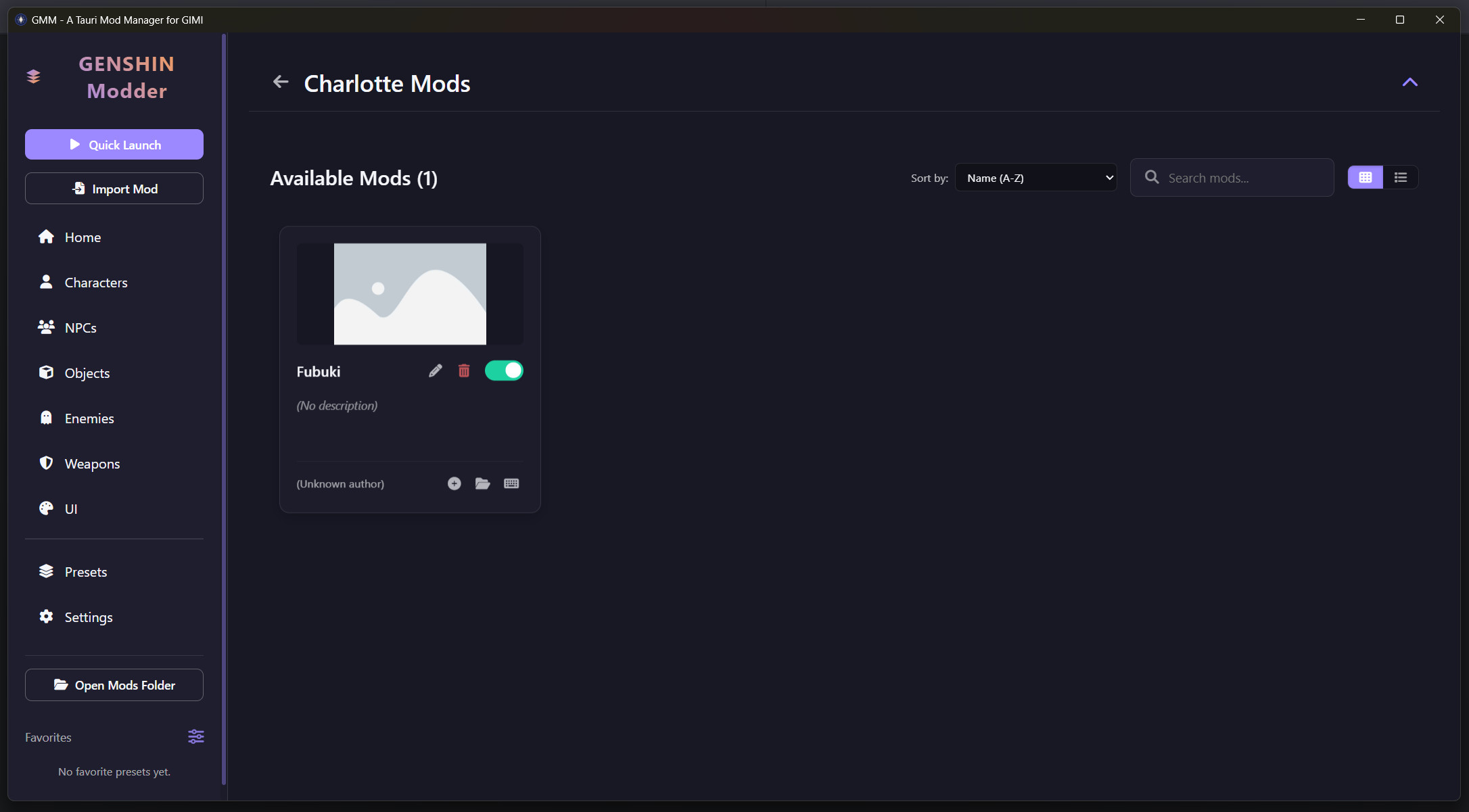 GMM - Mod Manager Modding Tool for Genshin Impact | GI Modding Tools