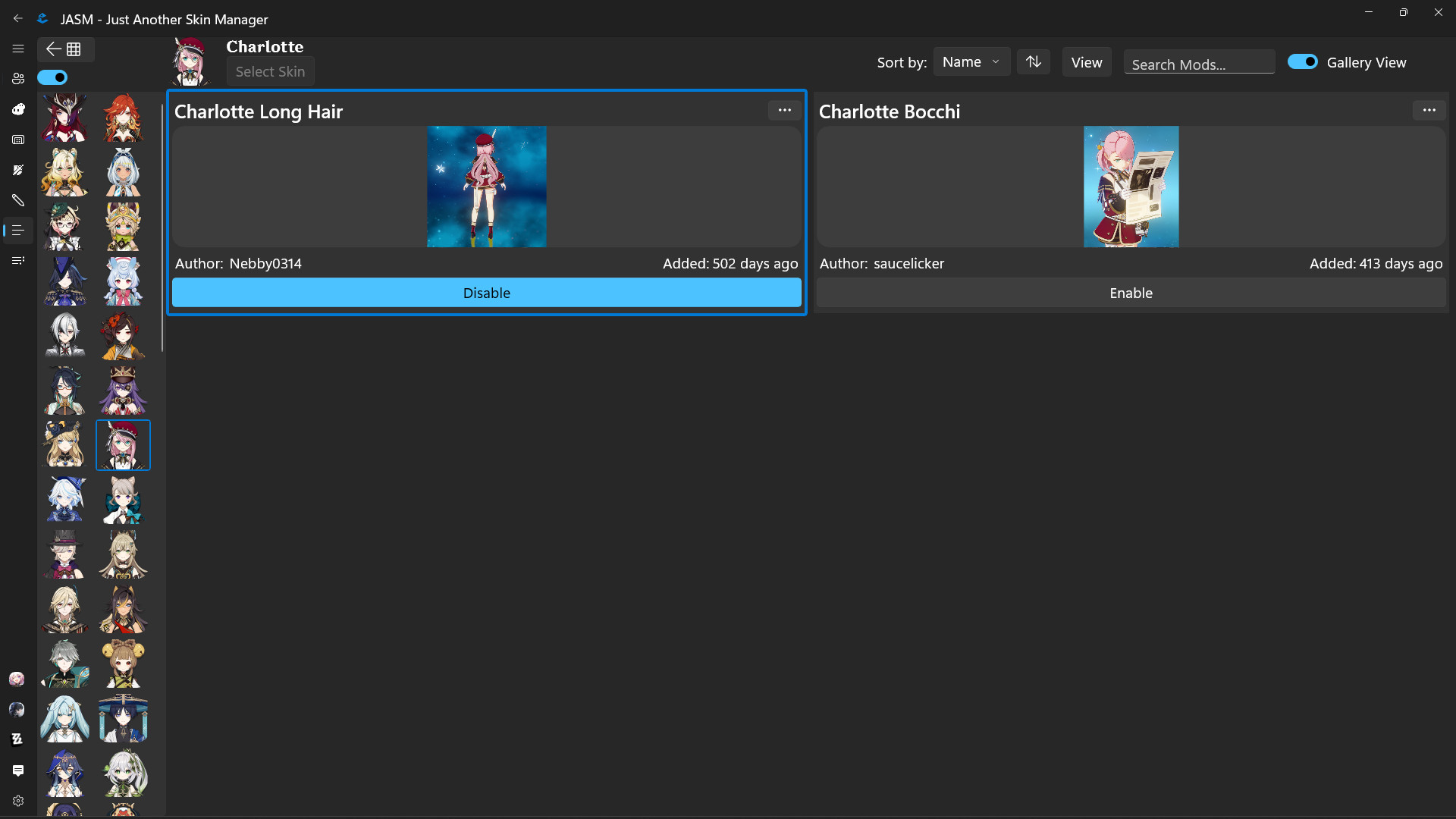 JASM - Just Another Skin Manager Modding Tool for Genshin Impact | GI ...