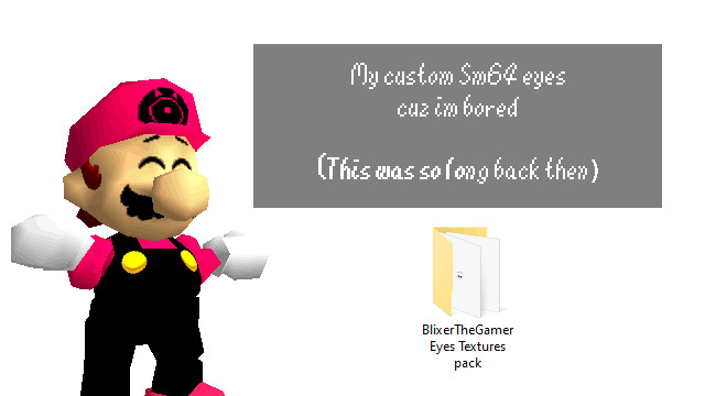 BTG Custom SM64 Eyes cuz boredom Modding Tool for Super Mario 64 | SM64 ...