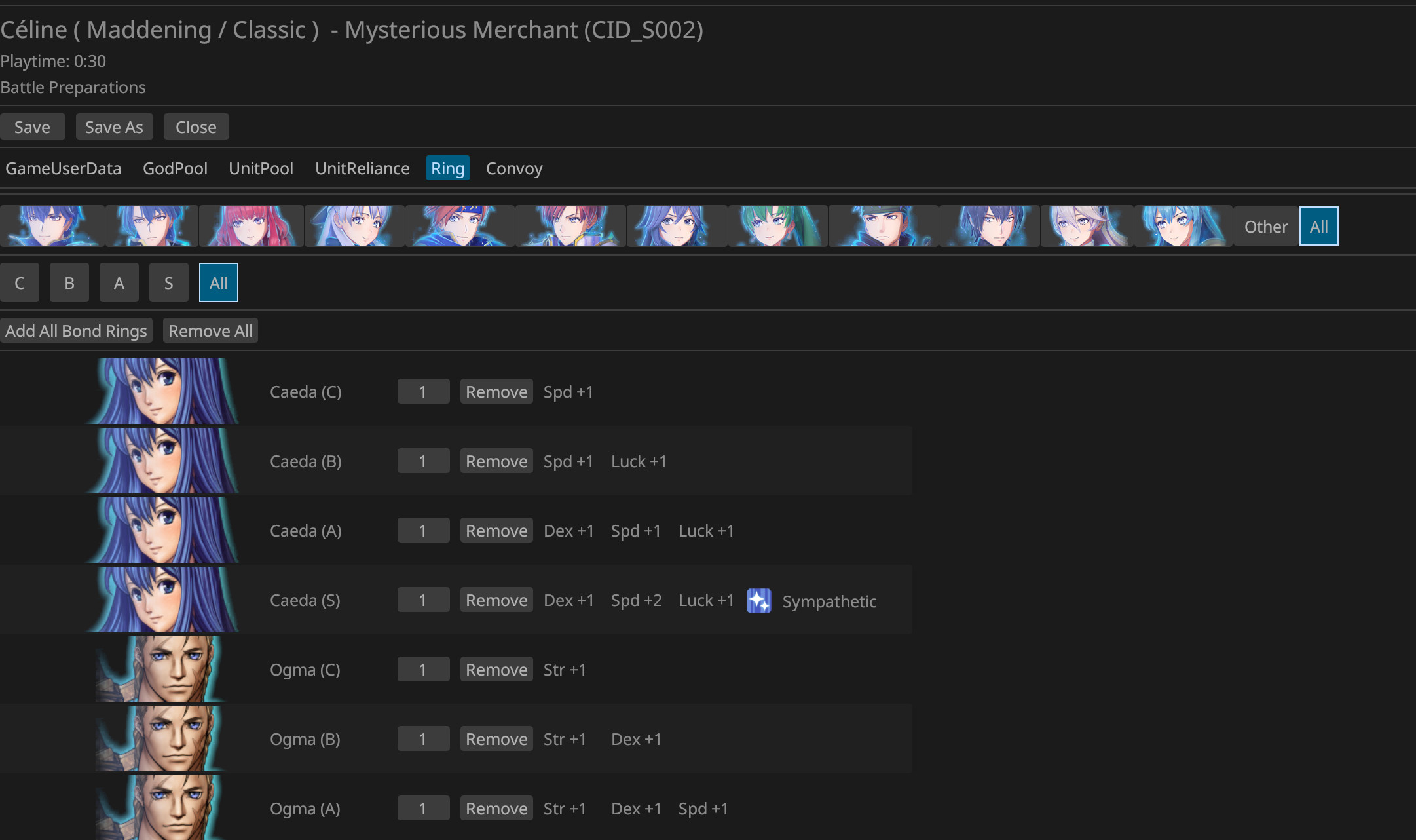 Sommie Editor [WiP] Modding Tool for Fire Emblem Engage | FEE Modding Tools