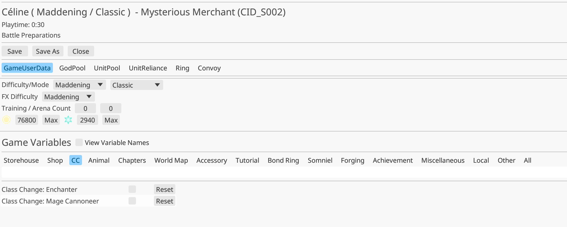 Sommie Editor [WiP] Modding Tool for Fire Emblem Engage | FEE Modding Tools