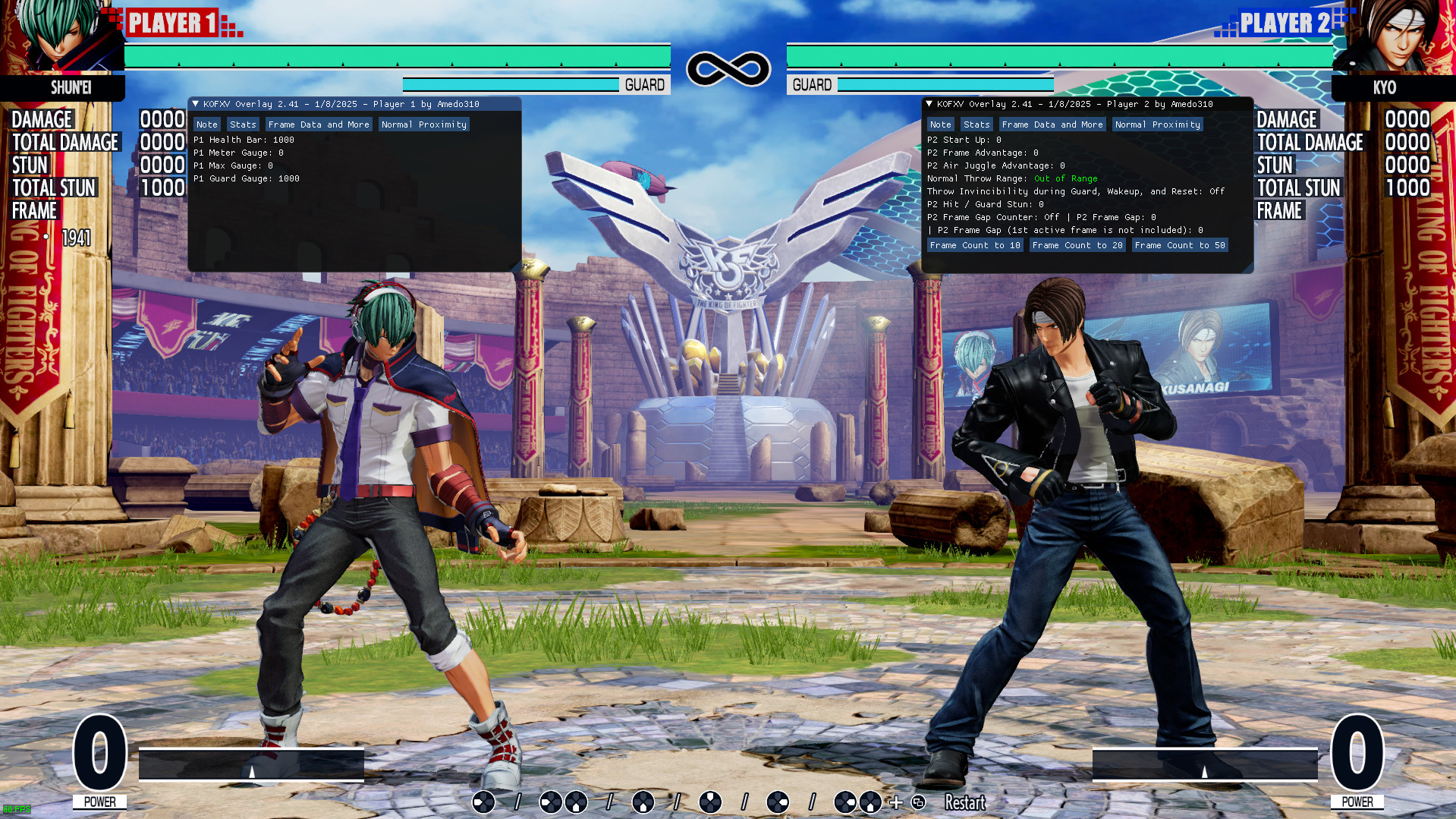 KOFXV Frame Data Overlay Modding Tool for The King of Fighters XV ...