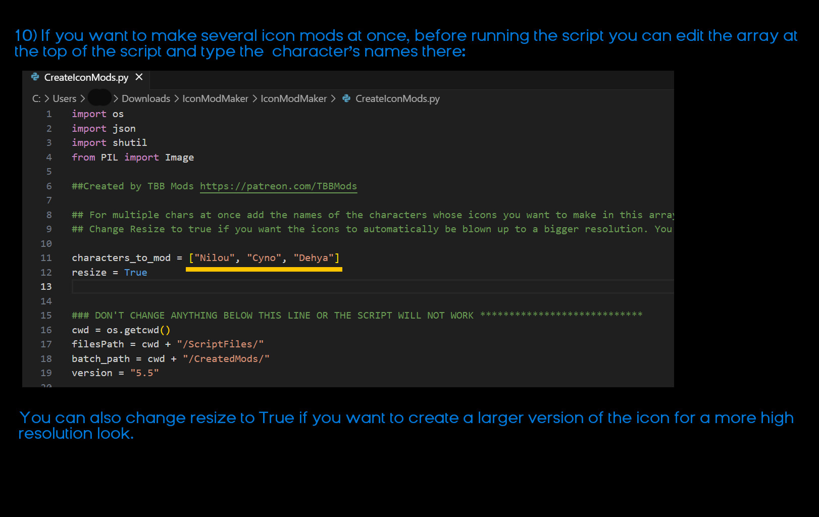Icon Mod Creator Modding Tool for Genshin Impact | GI Modding Tools