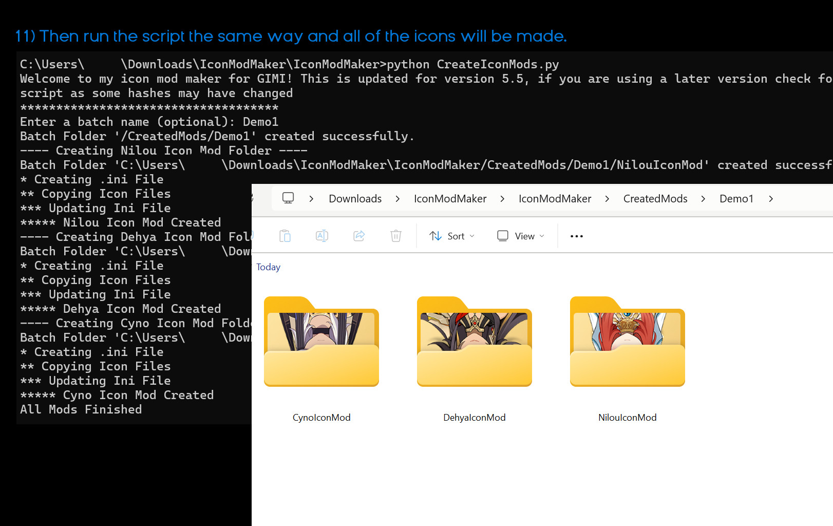 Icon Mod Creator Modding Tool for Genshin Impact | GI Modding Tools