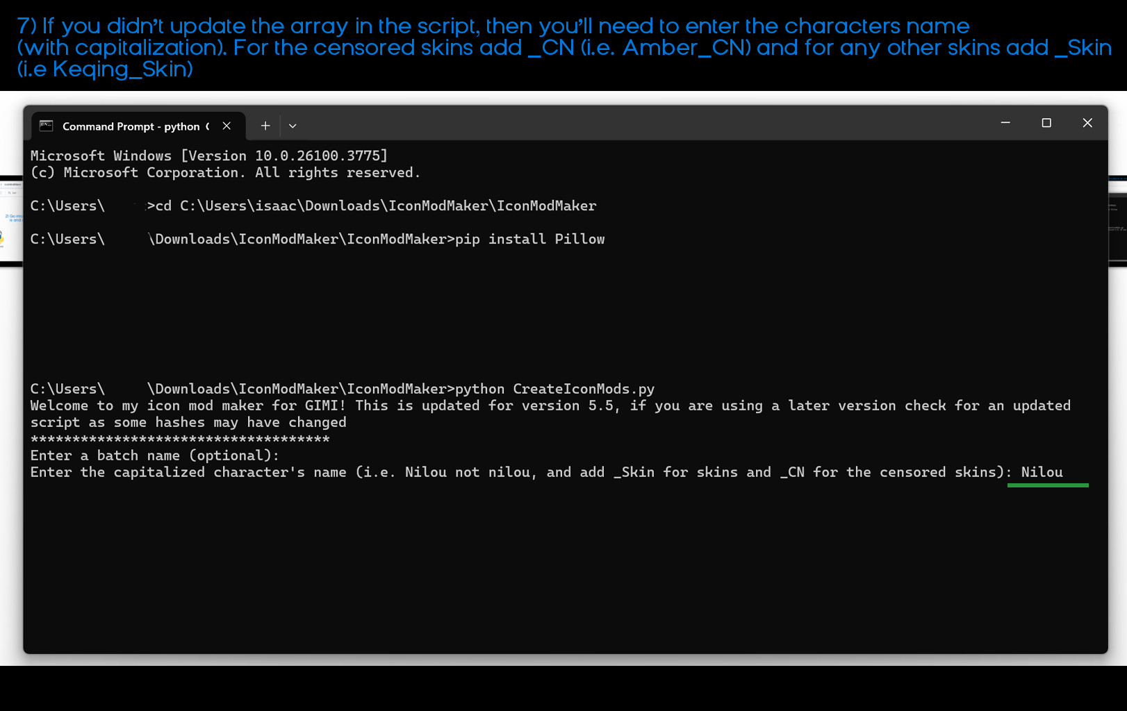 Icon Mod Creator Modding Tool for Genshin Impact | GI Modding Tools