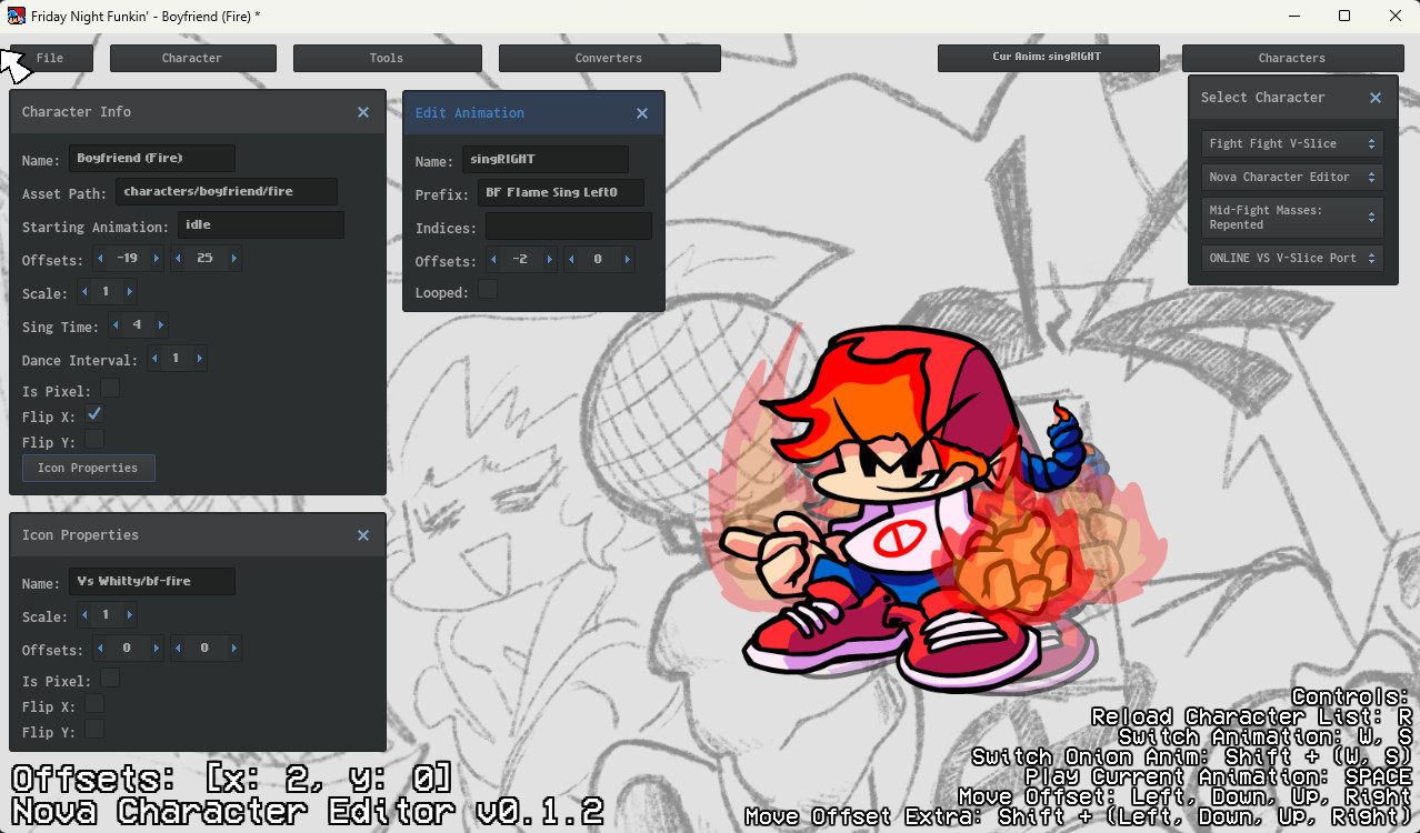 V-Slice Character Editor Modding Tool for Friday Night Funkin' | FNF ...