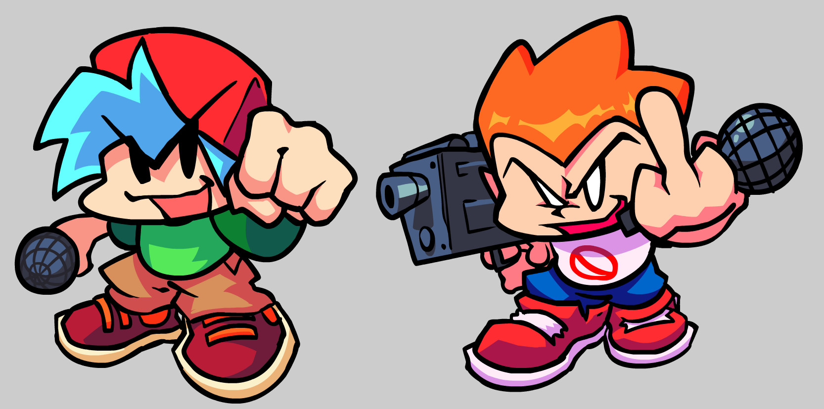 BF & PICO CHEER ANIMS IN SEPARATED PARTS [+FLA] Modding Tool for Friday ...