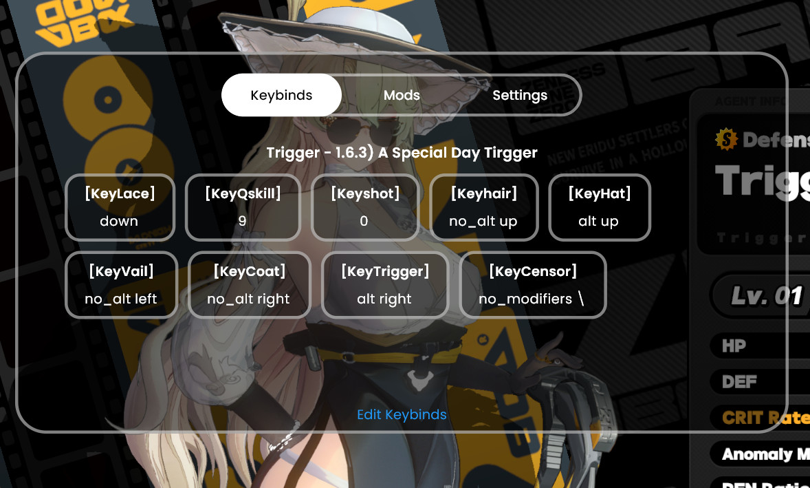 No Reload Mod Manager (Skin Selection) Modding Tool for Zenless Zone ...