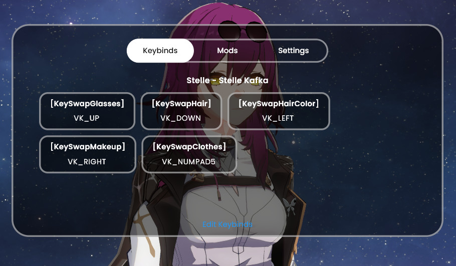 No Reload Mod Manager (Skin Selection) Modding Tool for Honkai Star Rail | HSR Modding Tools