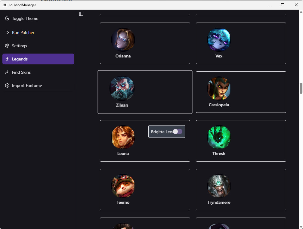 League of Legends Mod Manager Modding Tool for League of Legends | LoL ...