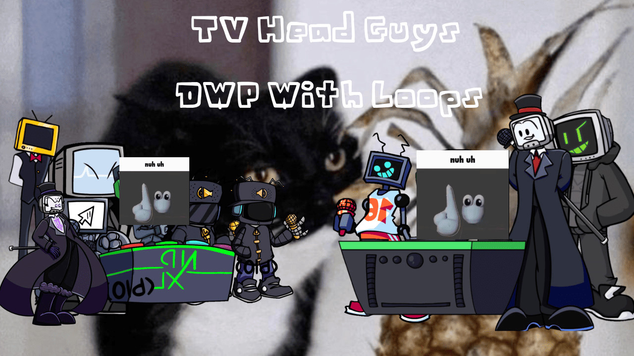 TV Head Guys DWP With Loops Modding Tool for Friday Night Funkin' | FNF ...