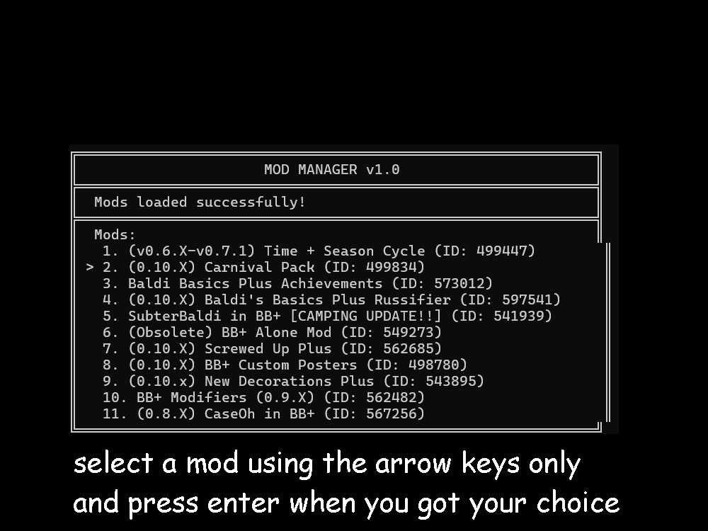 Mod manager for plus Modding Tool for Baldi's Basics | Baldi Modding Tools