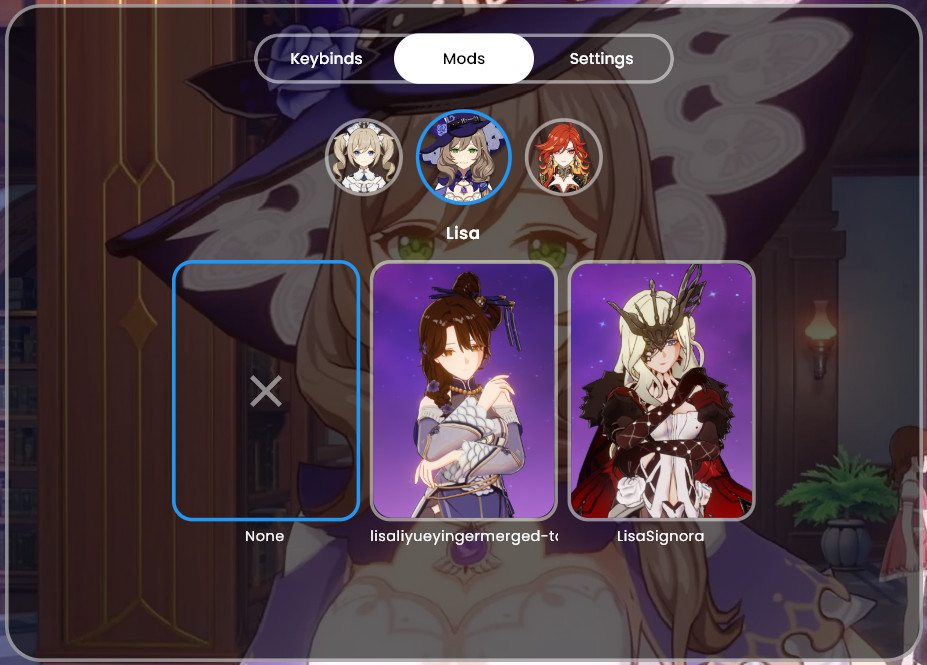 No Reload Mod Manager (Skin Selection) Modding Tool for Genshin Impact | GI Modding Tools