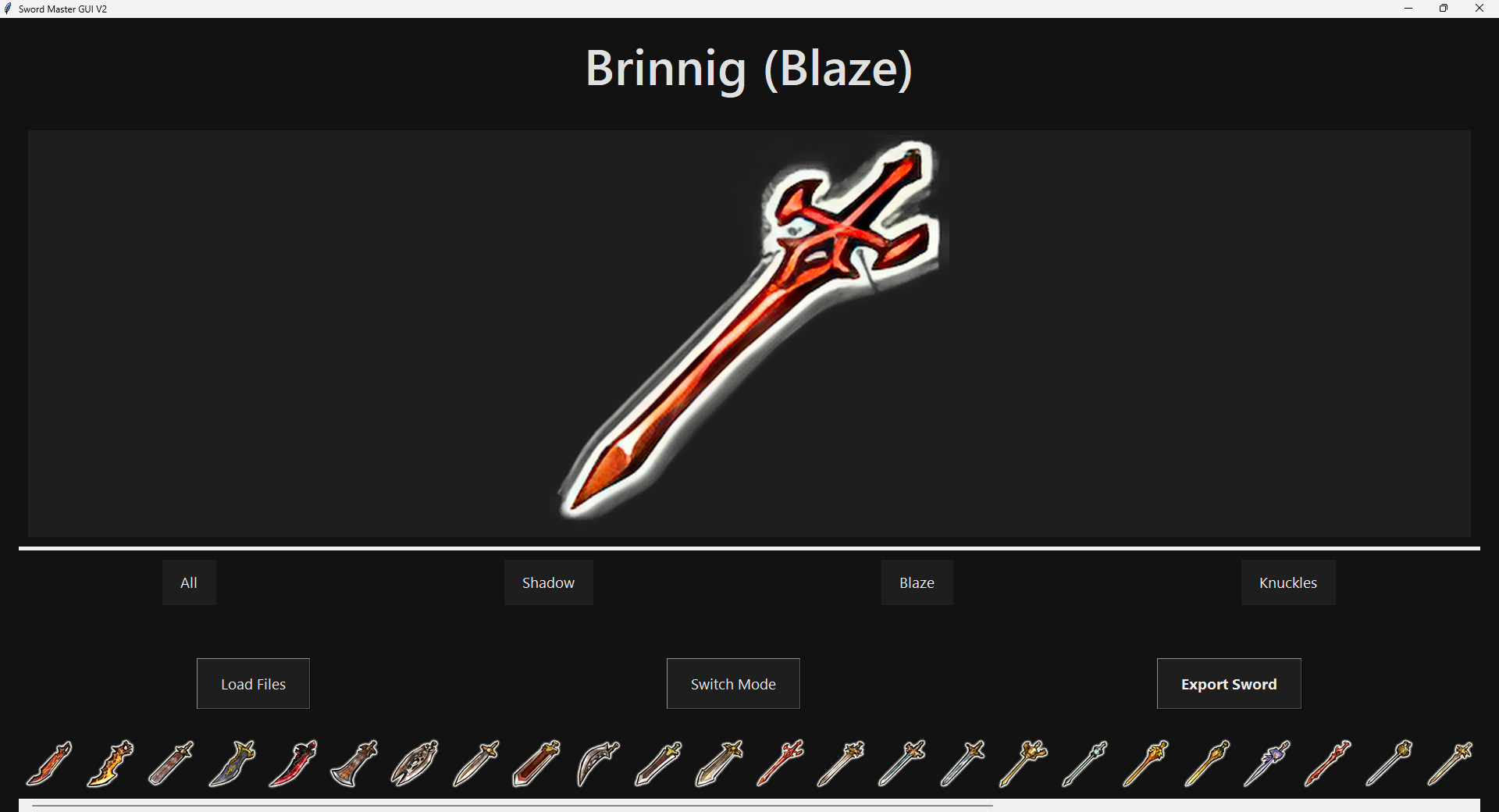 Sword Master GUI V2 Modding Tool for Sonic and the Black Knight | SatBK ...