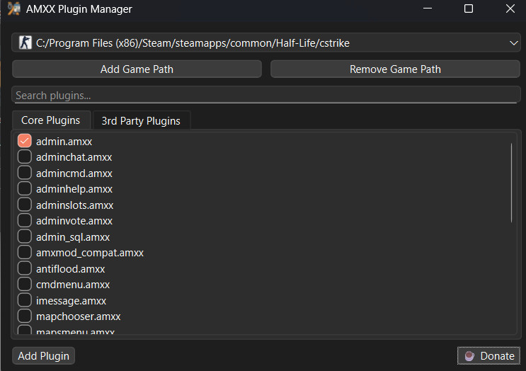 [Software] AMX Plugin Manager Modding Tool for Counter-Strike 1.6 | CS1.6 Modding Tools