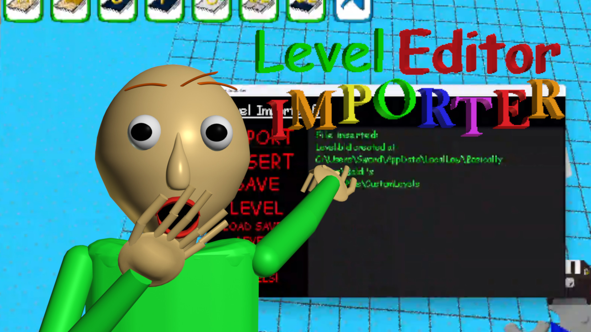 Level Editor Importer Modding Tool for Baldi's Basics | Baldi Modding Tools