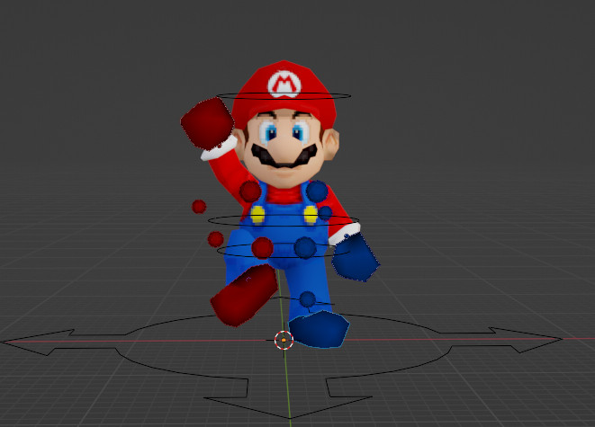 Blender Animation Rig Modding Tool for New Super Mario Bros.: Mario vs ...