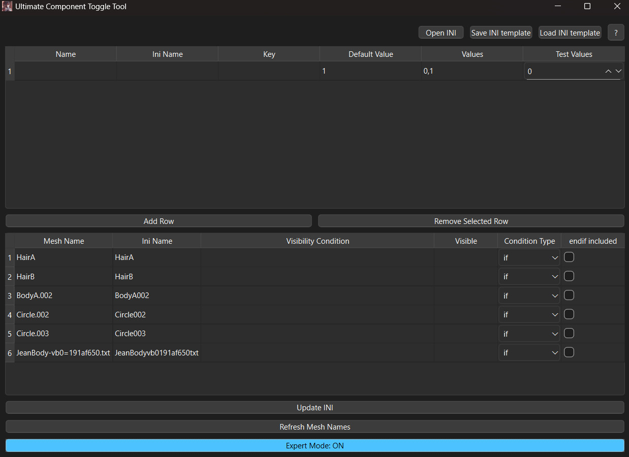 Ultimate Component Toggle Tool - HSR Modding Tool for Honkai Star Rail | HSR Modding Tools