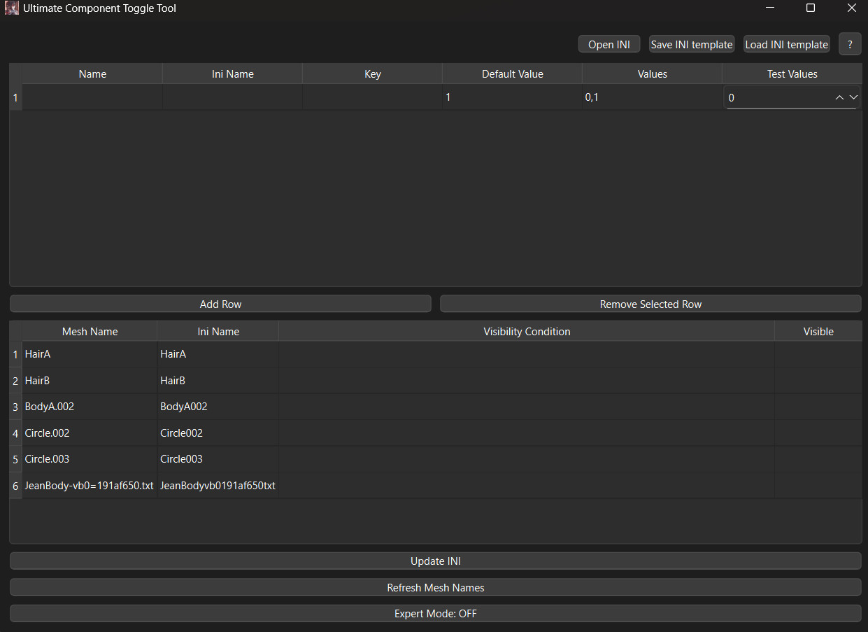 Ultimate Component Toggle Tool - HSR Modding Tool for Honkai Star Rail | HSR Modding Tools