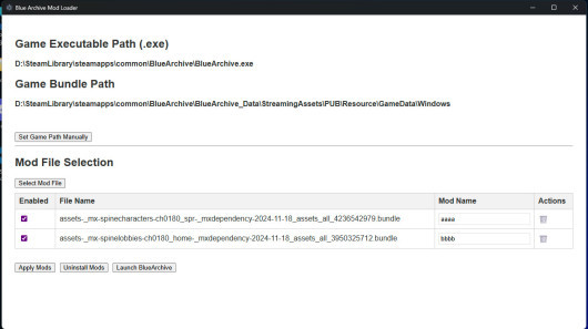 Blue Archive Mod Manager Mod Modding Tool for Blue Archive (PC) | BA ...