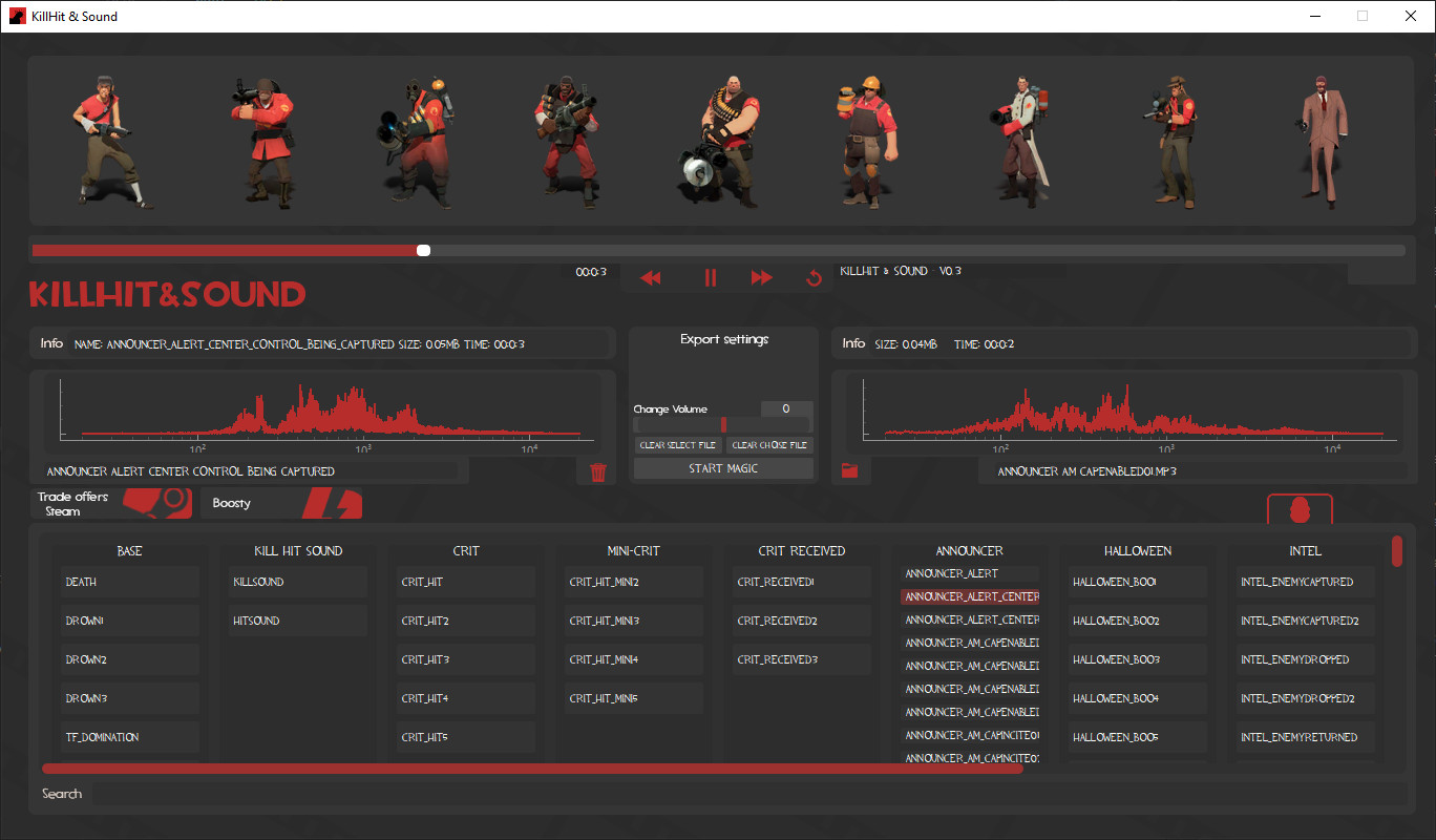 KillHit & Sound Modding Tool for Team Fortress 2 | TF2 Modding Tools