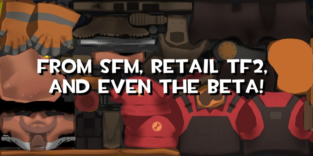 TF2 Merc Texture Collection Modding Tool for Team Fortress 2 | TF2 Modding Tools