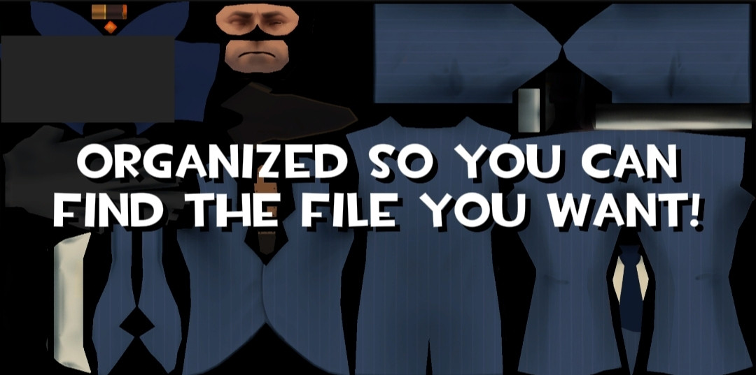 TF2 Merc Texture Collection Modding Tool for Team Fortress 2 | TF2 Modding Tools