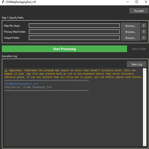 CS16MapPackagingTool Modding Tool for Counter-Strike 1.6 | CS1.6 Modding Tools