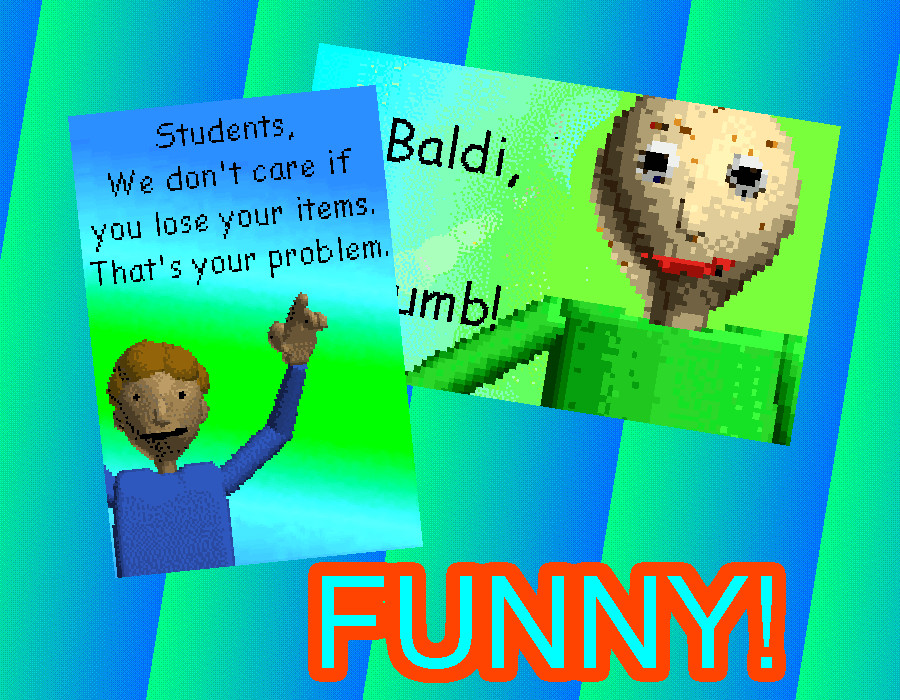 BB+ Poster Templates (PDN Files) Modding Tool for Baldi's Basics ...