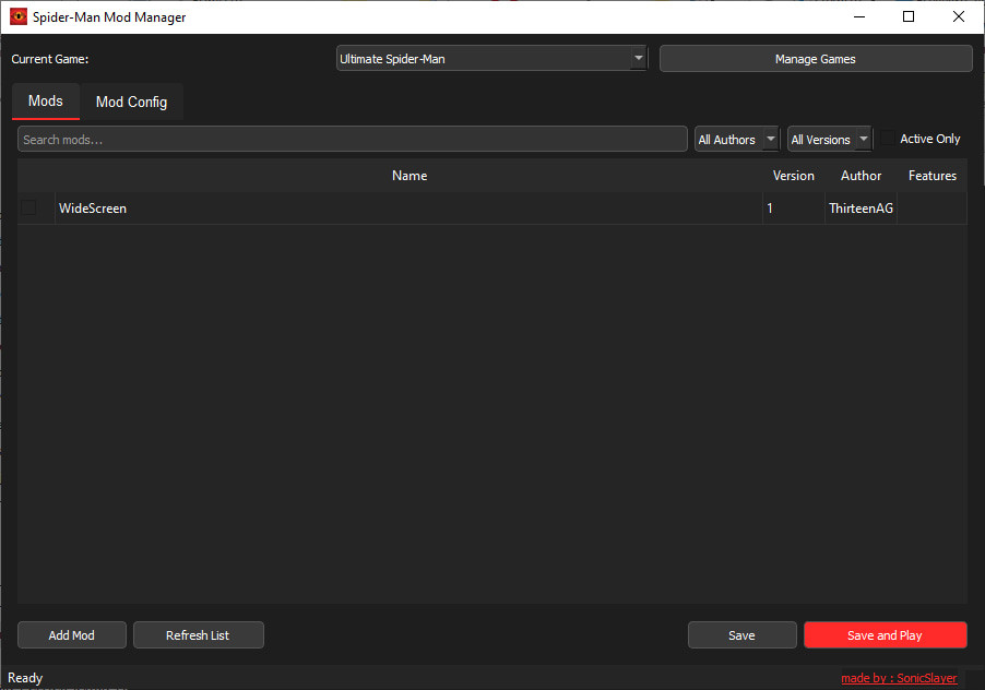 Spider-Man Mod Manager Modding Tool for Spider-Man: Edge of Time | SM ...