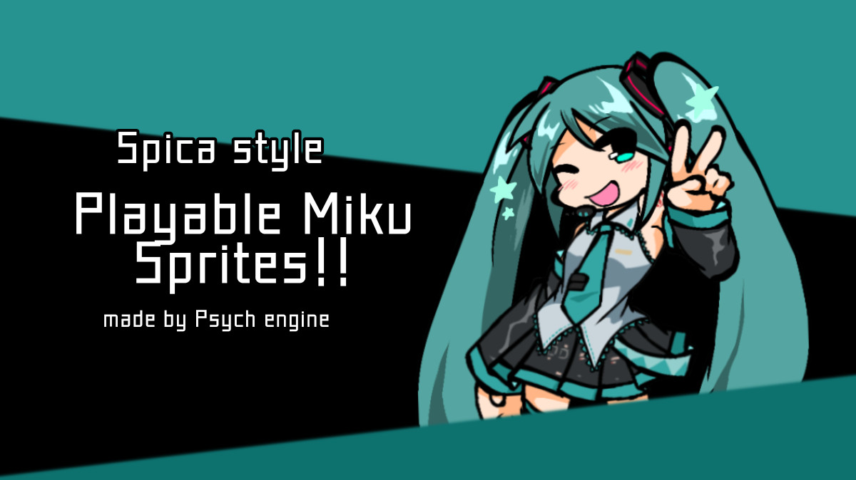 SpicaStyle Playable Hatsune Miku!! Modding Tool for Friday Night Funkin ...
