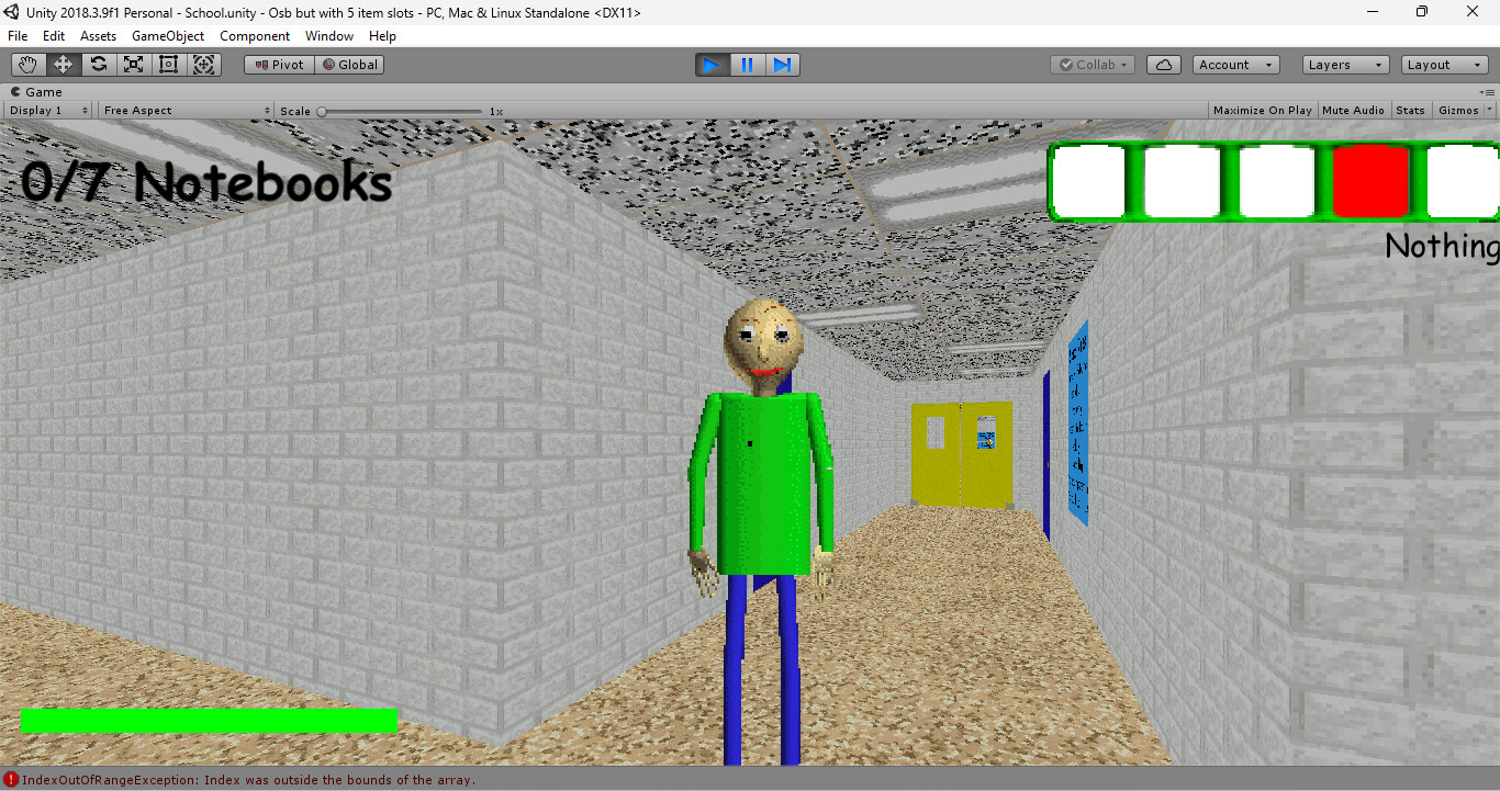OSB but with 5 item slots Modding Tool for Baldi's Basics | Baldi Modding Tools