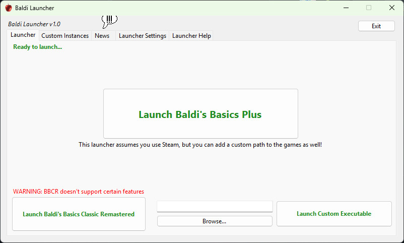 Baldi Launcher Modding Tool for Baldi's Basics | Baldi Modding Tools