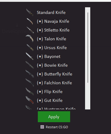CS:GO Legacy knife changer Modding Tool for Counter-Strike: Global Offensive | CS:GO Modding Tools