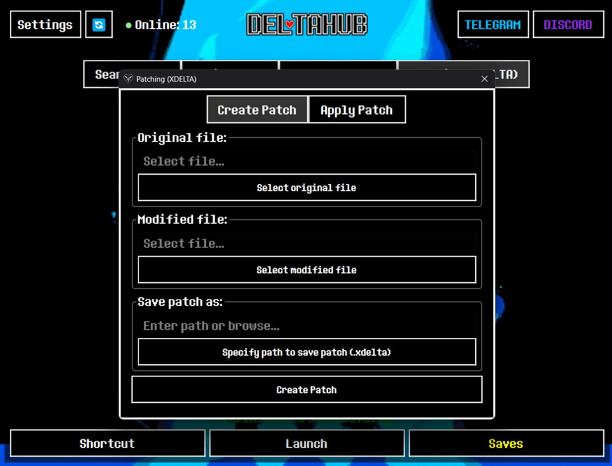DELTAHUB Modding Tool for Deltarune | DR Modding Tools